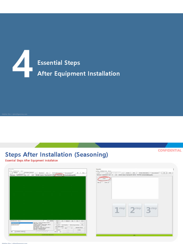 Essential Steps After Equipment Installation (P3D+) | PDF