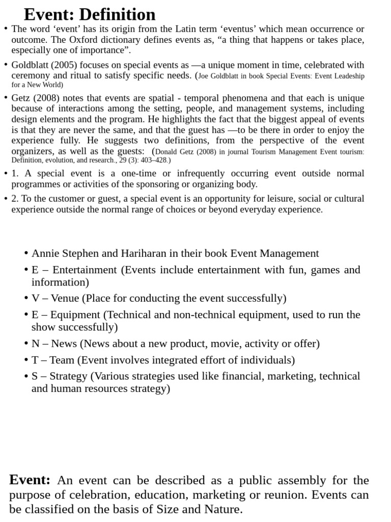 Understanding Event Management Basics | PDF | Marketing | Entertainment