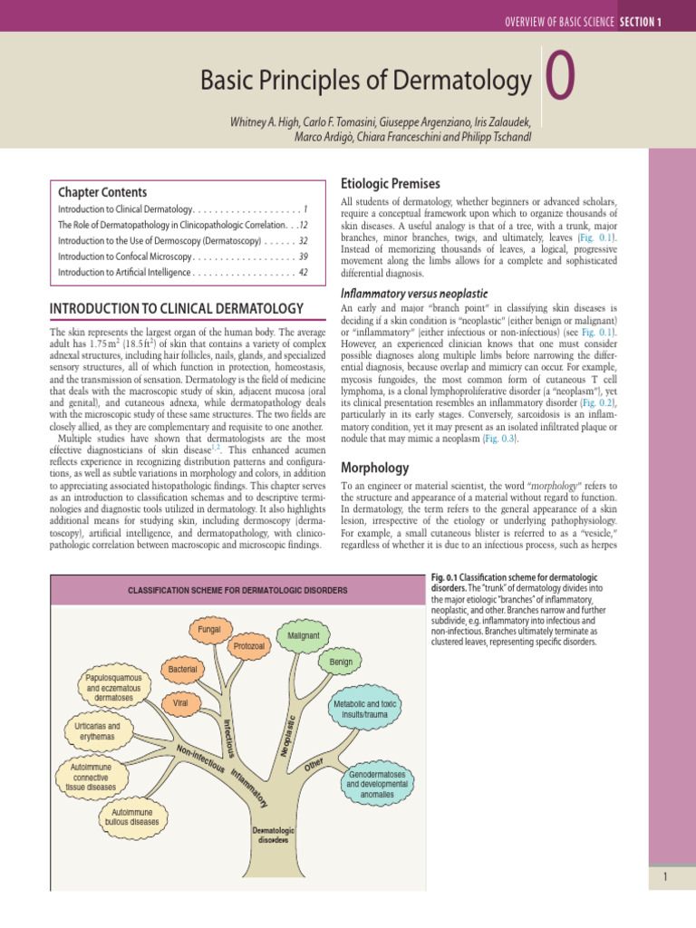 0.-Basic Principles of Dermatology | PDF | Dermatology | Psoriasis