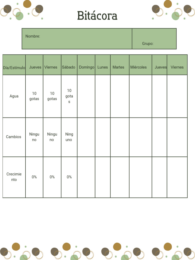 Documento de Bitácora de Aprendizaje Simple Beige y Verde - 20250308 ...