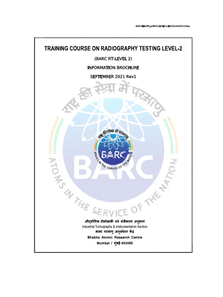RT-2 TRG From BARC | PDF