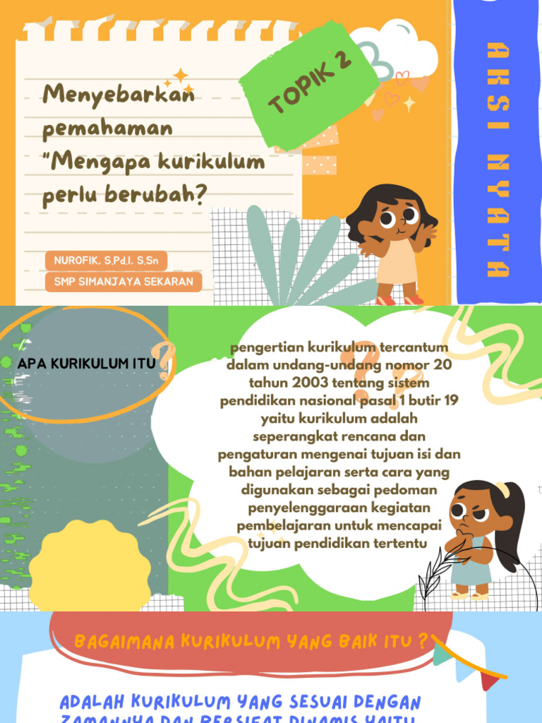 Menyebarkan Pemahaman Mengapa Kurikulum Perlu Berubah - Tema 2 - Compressed | PDF