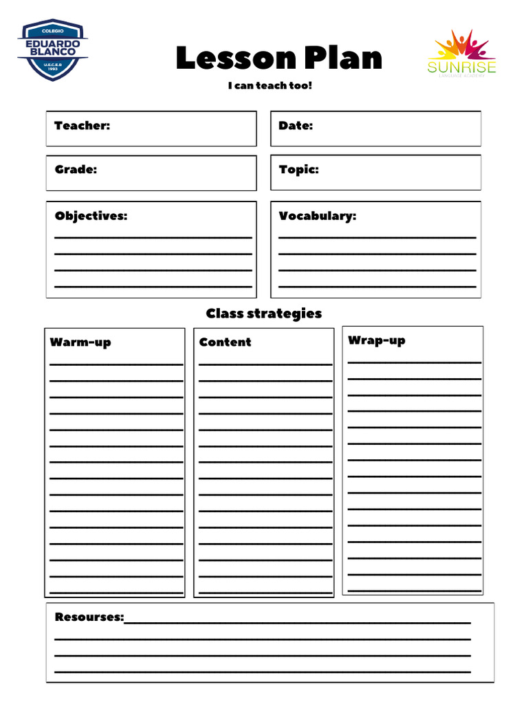 Lesson Plan: I Can Teach Too! | PDF