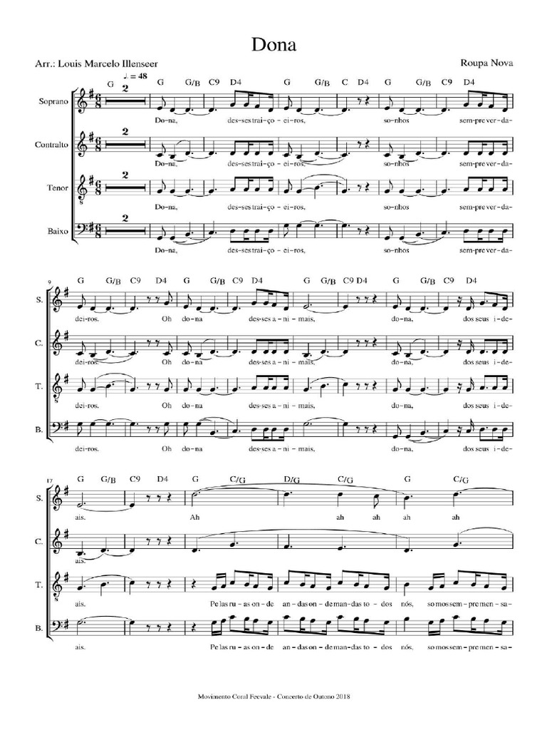 Dona - Roupa Nova | PDF