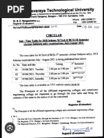 VTU Dec 2025/Jan 2026 Exam Timetable | PDF