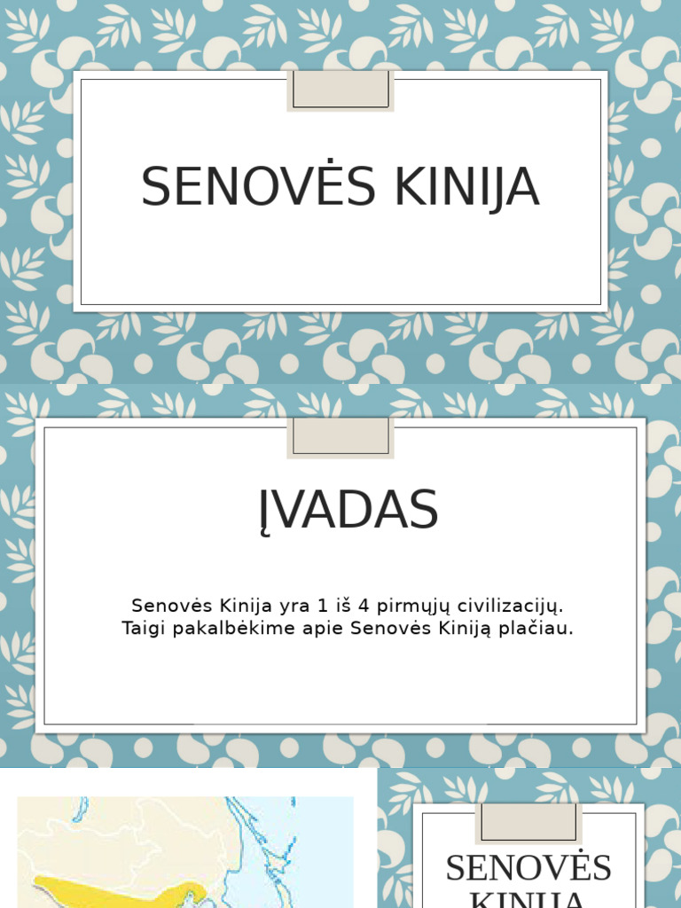 Senovės Kinija | PDF