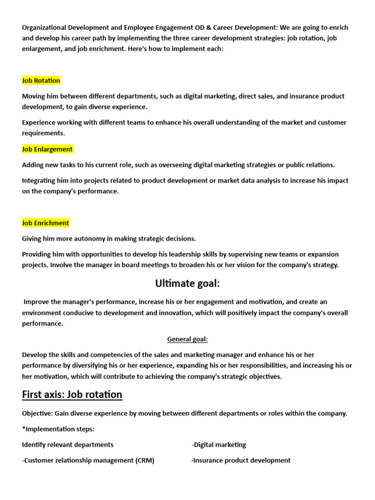 organization Development | PDF | Marketing Strategy | Organization Development