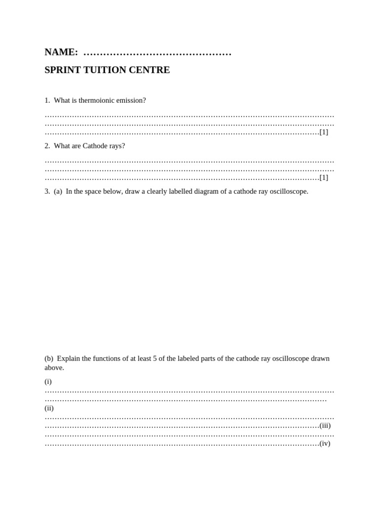 Physics G12 Assignment 1-1 | PDF