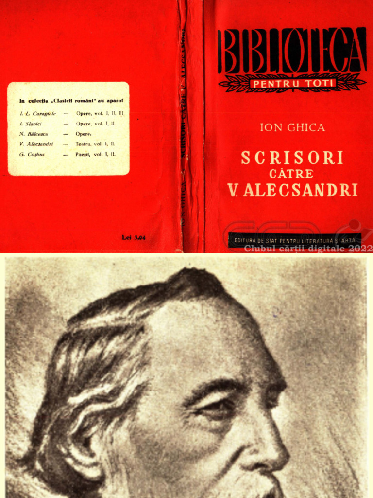 Ghica, Ion. Scrisori catre V. Alecsandri | PDF