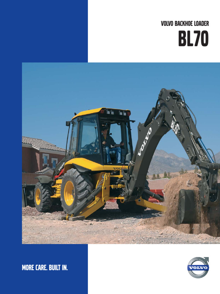 More Care. Built In.: Volvo Backhoe Loader | PDF | Loader (Equipment ...