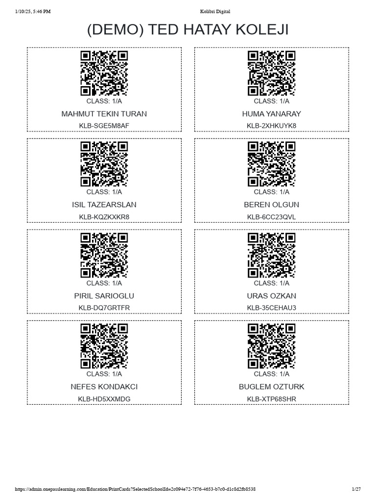 Ders Prog Örnek | PDF