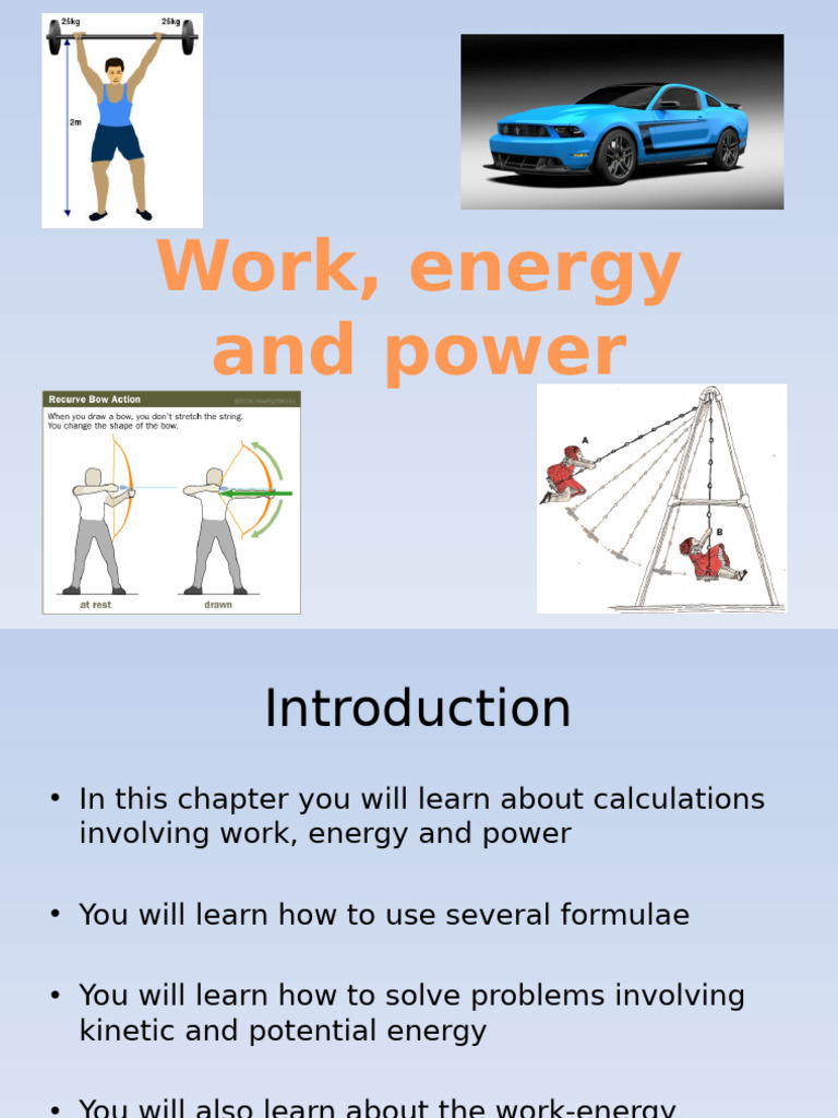 3 m2 Work Energy and Power | PDF | Force | Potential Energy