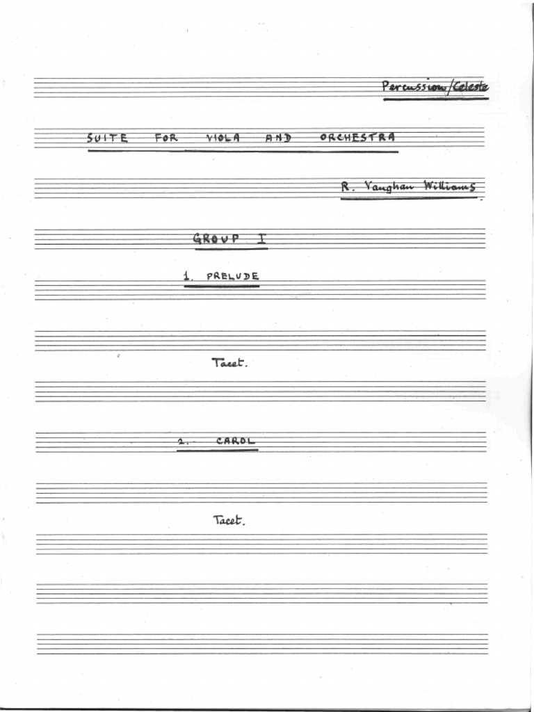 Percussion & Celesta | PDF