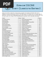 All 60 Topics - Exam Questions - Edexcel IGCSE | PDF | Area | Trigonometry