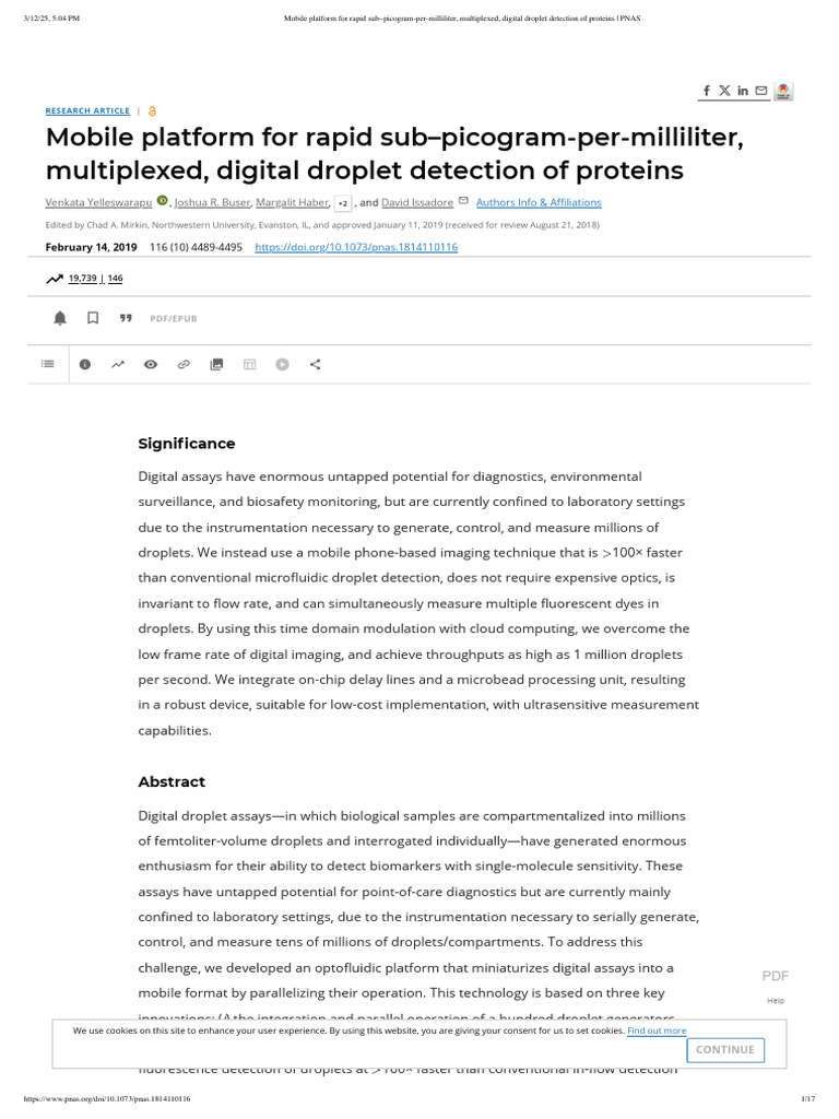 [Reference]Mobile Platform for Rapid Sub–Picogram-per-milliliter ...