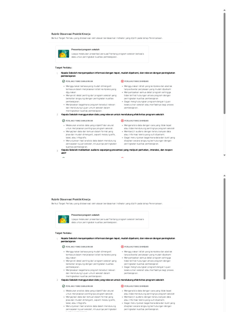 Panduan Observasi | PDF