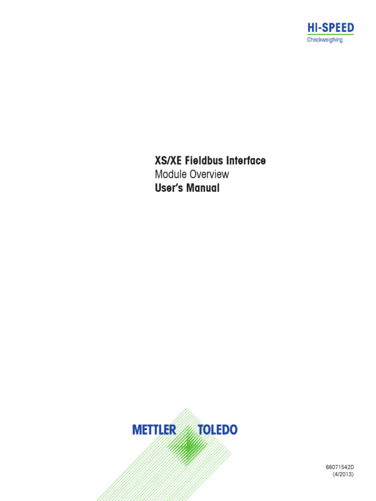 XS/XE Fieldbus Interface Manual | PDF | Programmable Logic Controller ...