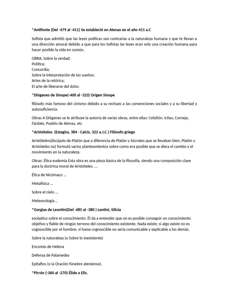 Antifonte | PDF