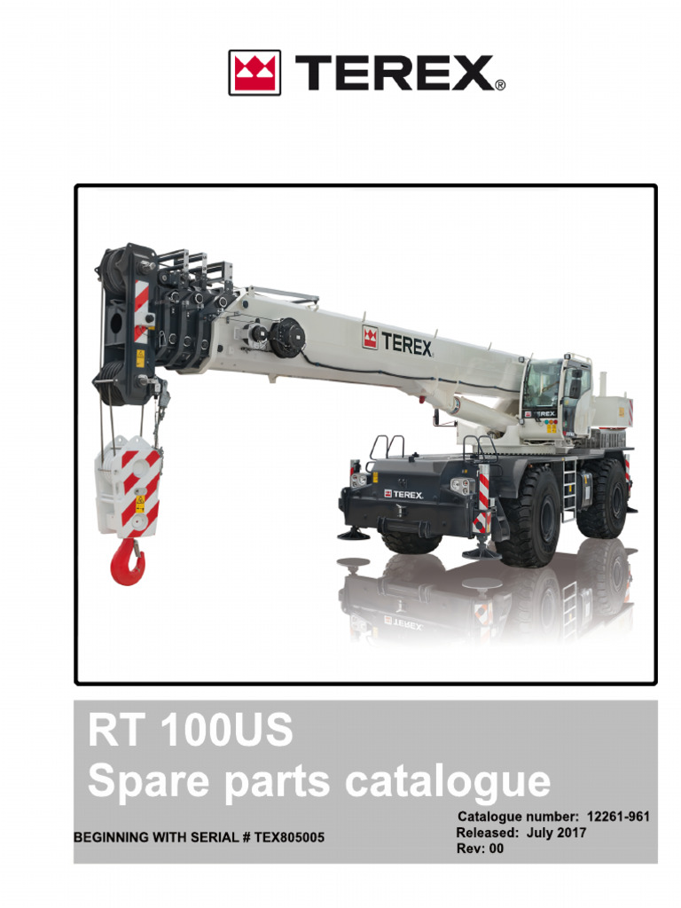RT 100US Spare Parts Catalogue | PDF | Motor Vehicle | Vehicles