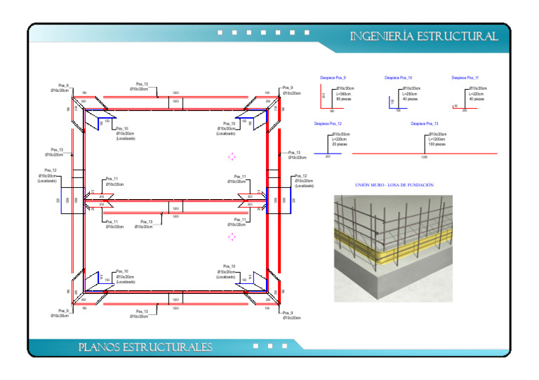 PLANO ESTRUCTURAL TANQUE BAJO HºAº- 3 | PDF | Tanques