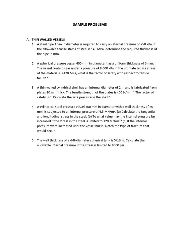 2 Sample Problem - Thin Walled | PDF