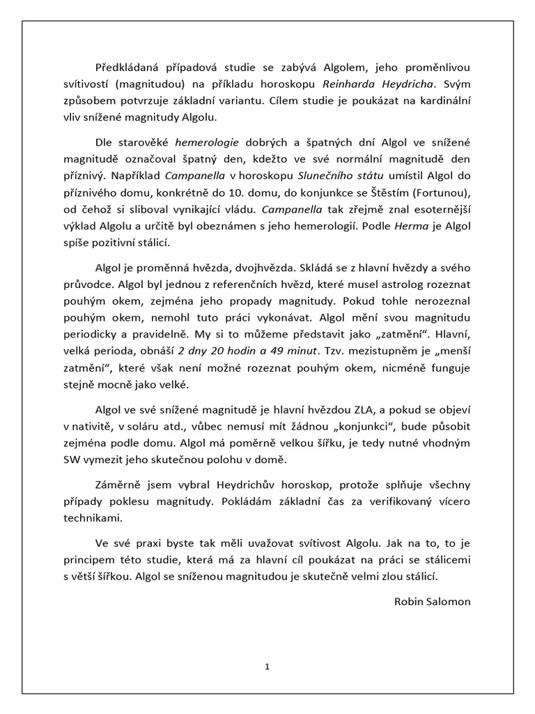 Algol Heydrich | PDF