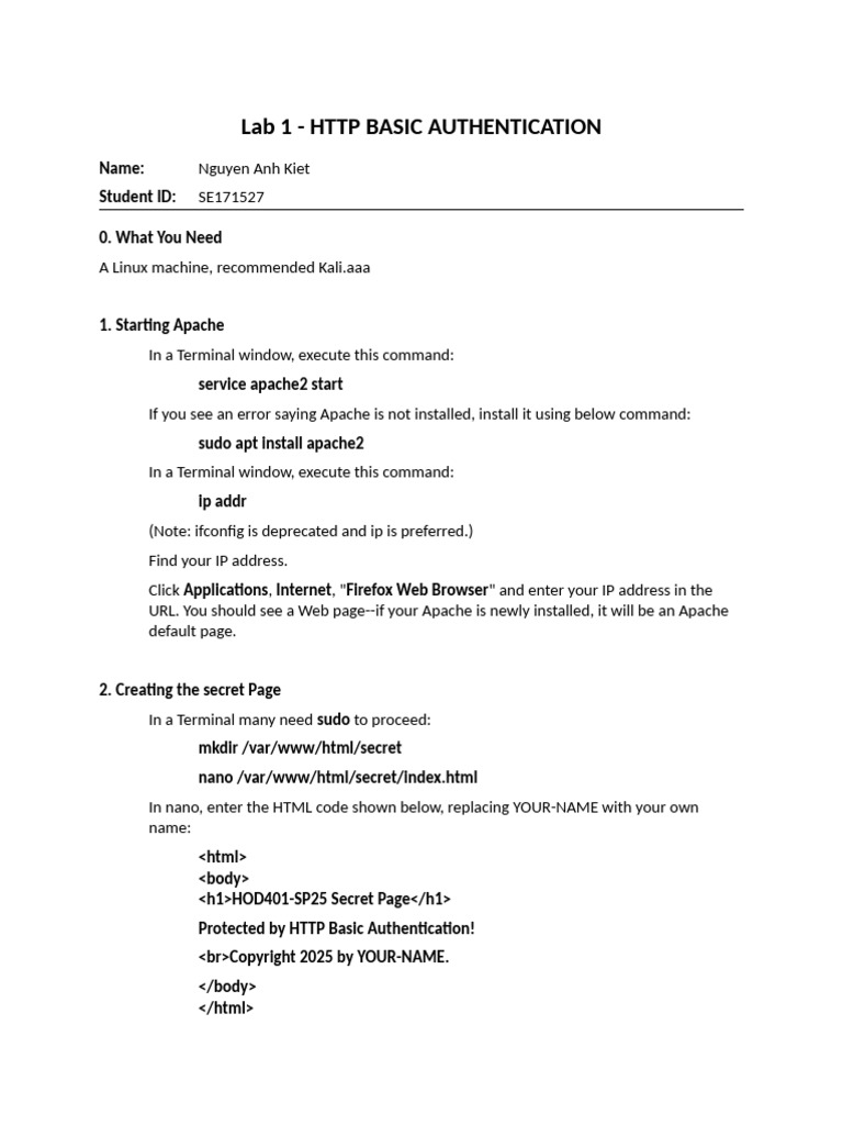 Lab 1rr | PDF | Apache Http Server | World Wide Web