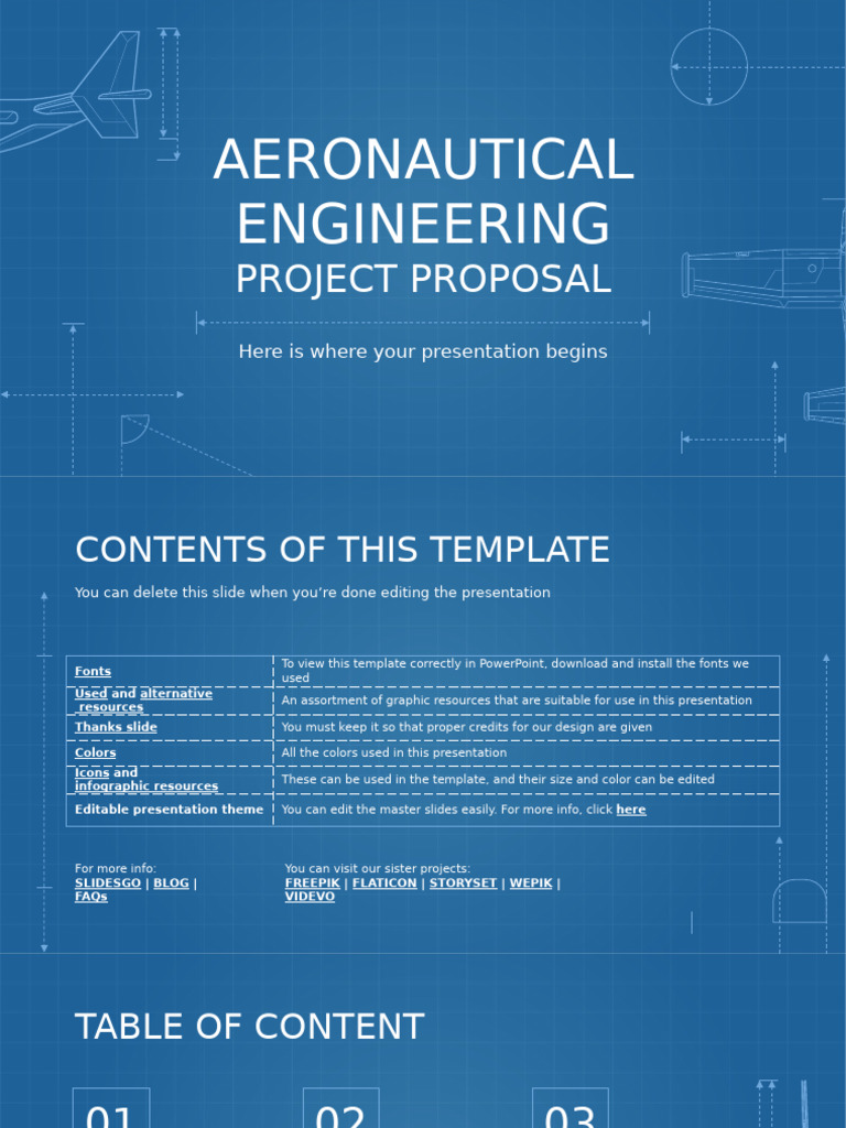Aeronautical Engineering Project Proposal by Slidesgo | PDF | Expense | Customer Relationship ...