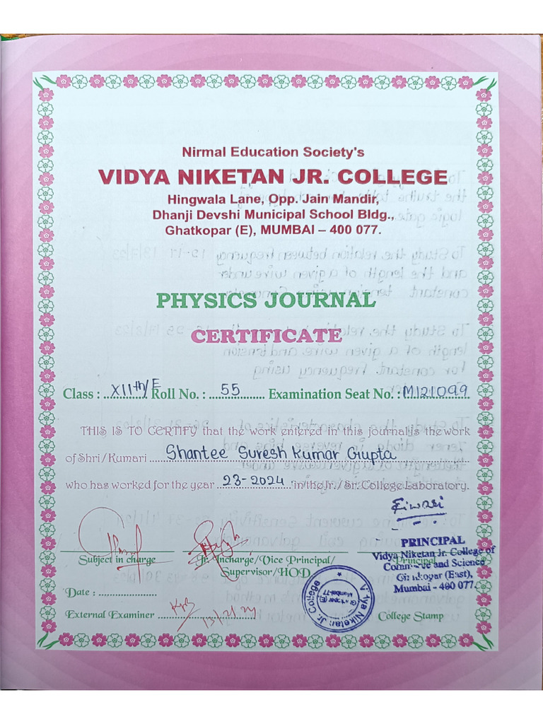 Physics Journal | PDF