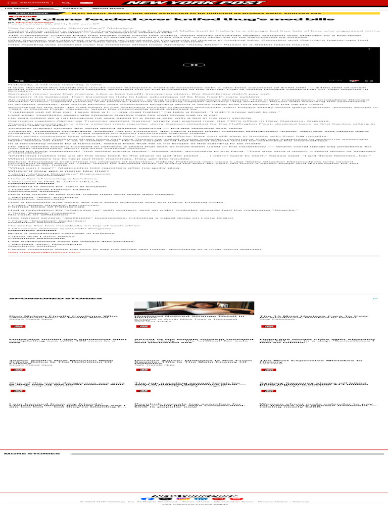 Alphonse "Al" Trucchio Gambino Family Capo Alerts Howard Santos Being ...