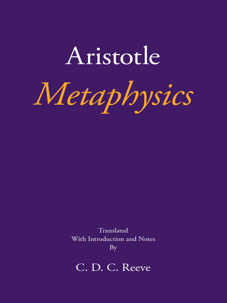 Aristotlec Metaphysics, p.69 - CAUSE | PDF | Aristotle | Substance Theory