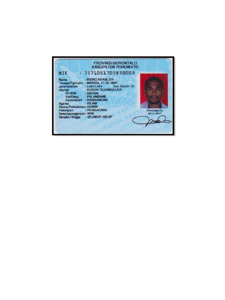 KTP Mas Risno | PDF