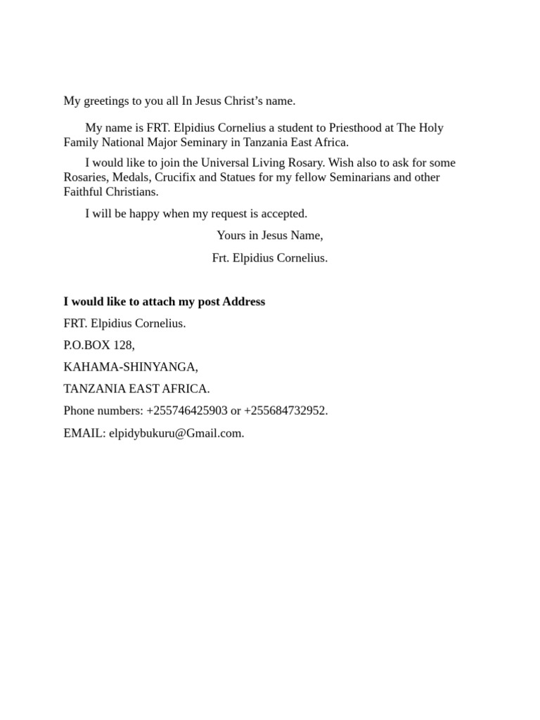 FRT - Elpidius Kaijage | PDF