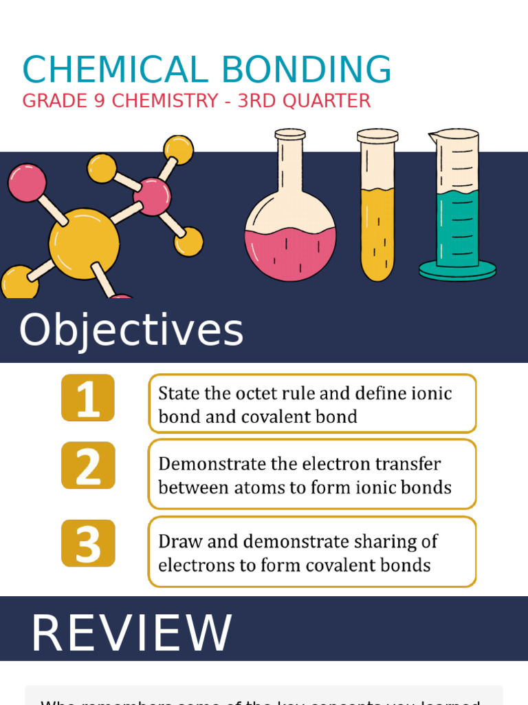 Grade 9 Chemical Bonding Guide | PDF | Chemical Compounds | Salt ...