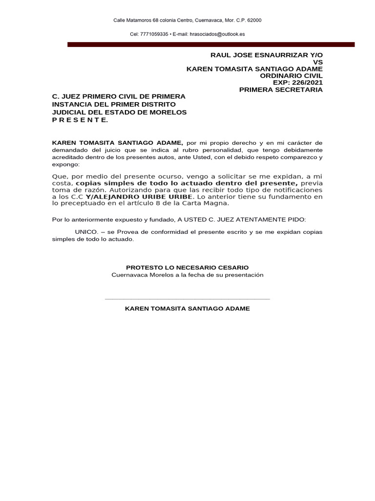 Copias Simples | PDF