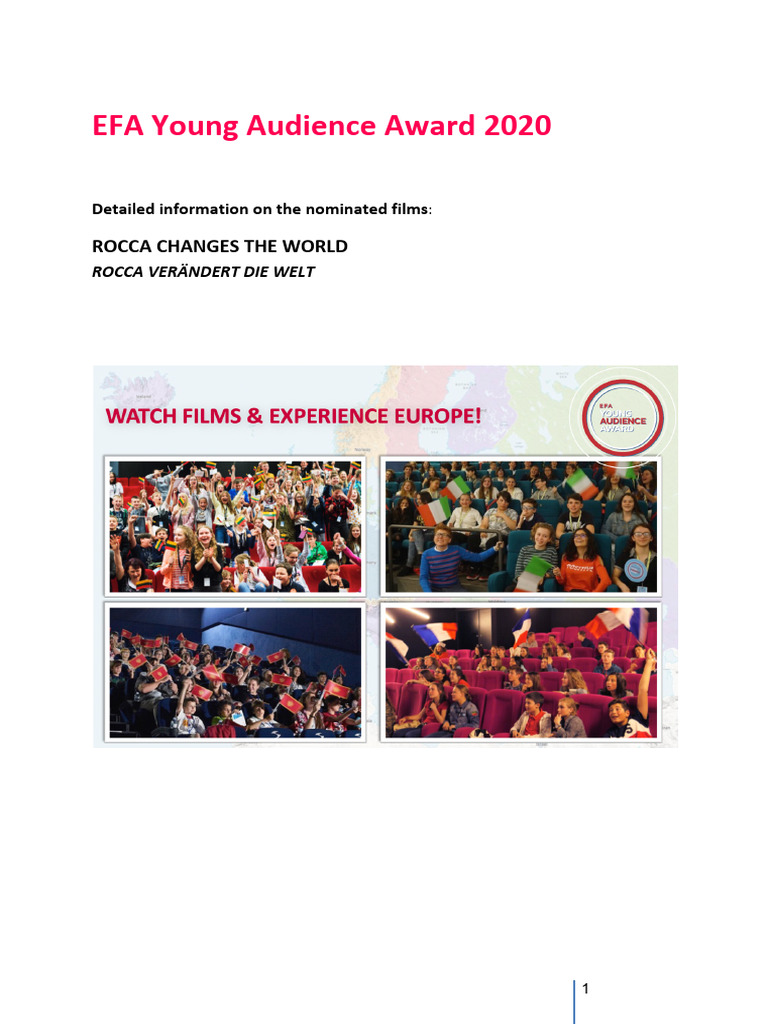 EFA Young Audience Award 2020 Films | PDF