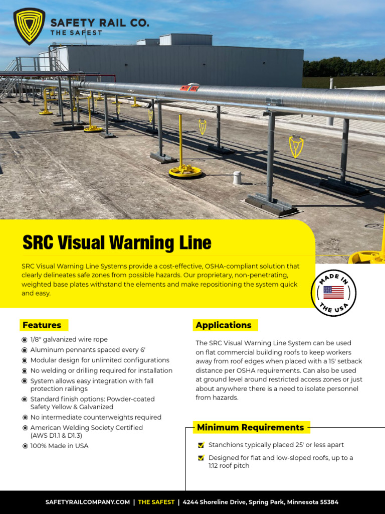 OSHA-Compliant Visual Warning Line System | PDF | Mechanical Engineering