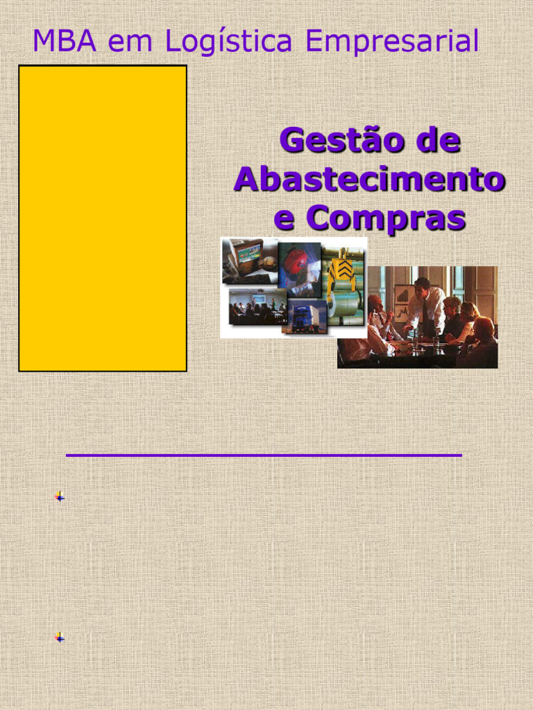 Abastecimento e Compras1 | PDF | Custo | Desvio padrão