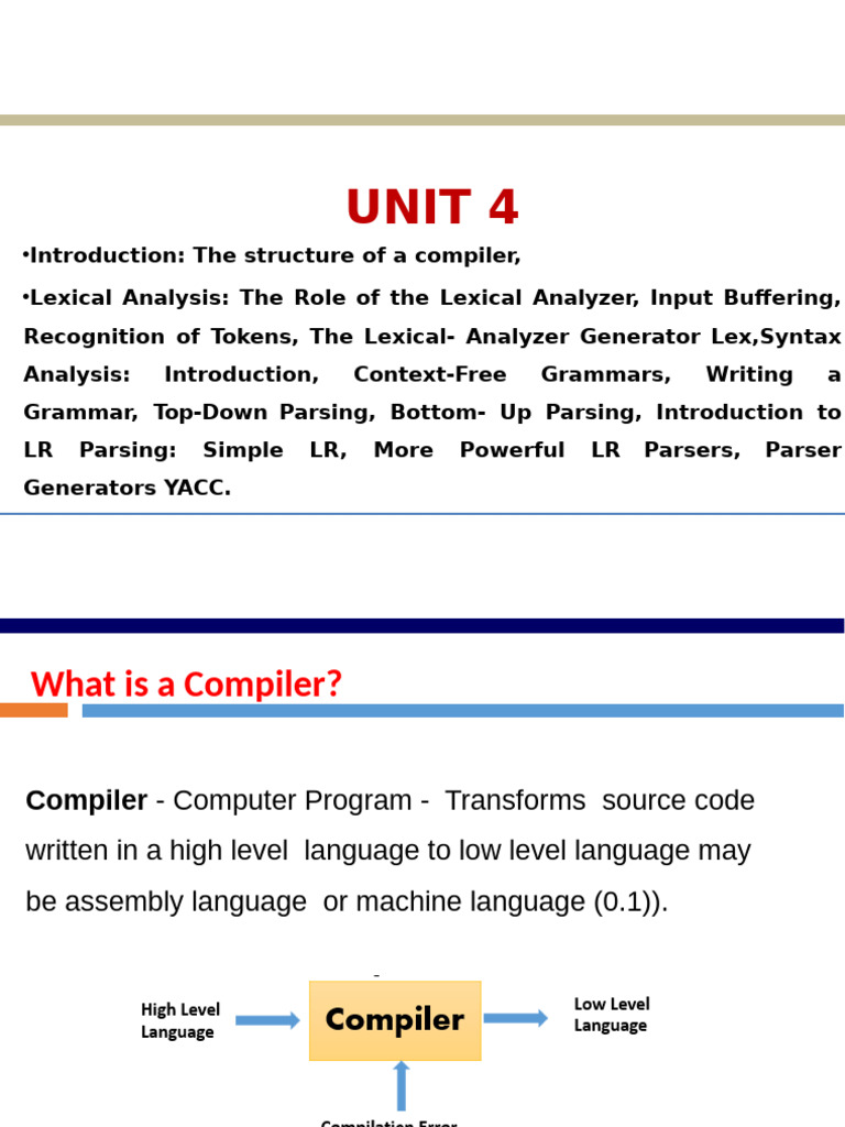 Phases of Compiler | PDF | Parsing | Compiler