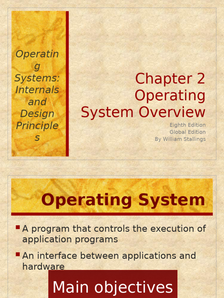 CH02 - Operating - System - Overview | PDF | Process (Computing) | Operating System