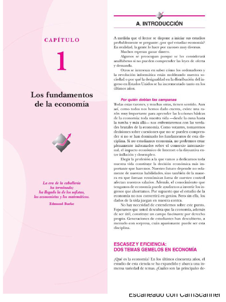 Primera Parte Libro Economia de Samuelson RECURSO GRAL | PDF