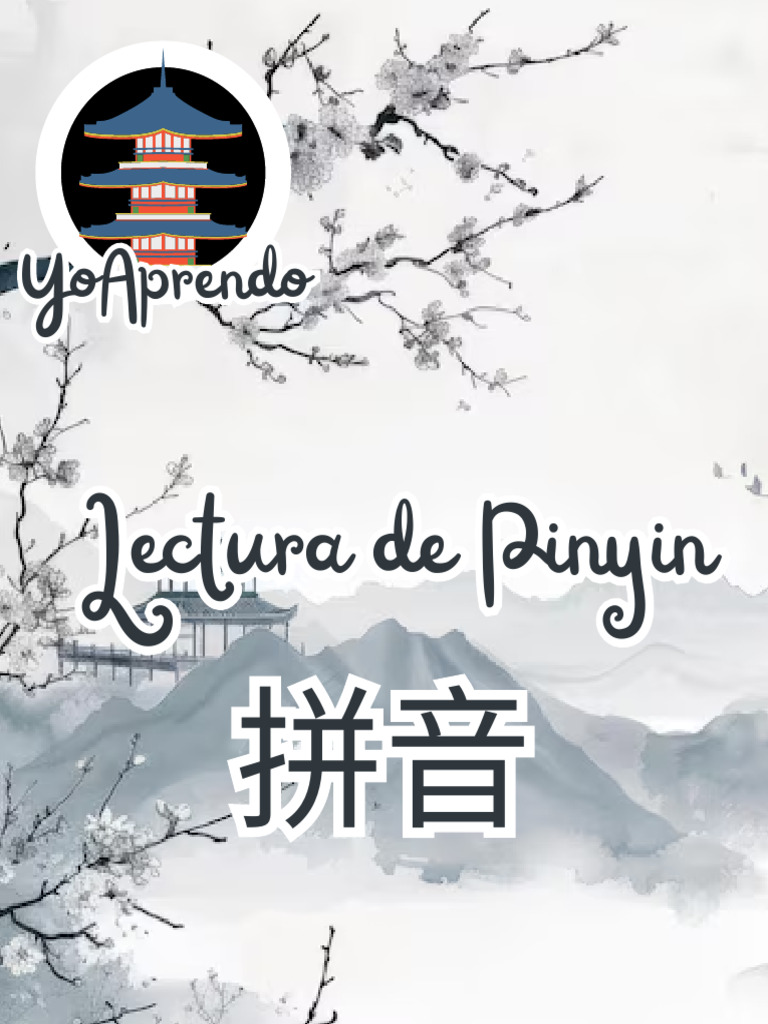 Guía de Lectura y Pronunciación Pinyin | PDF | Pinyin | Grafemas