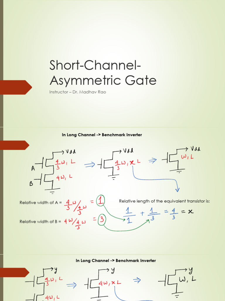 Lecture23-ShortChannel-AssymmetricGate | PDF