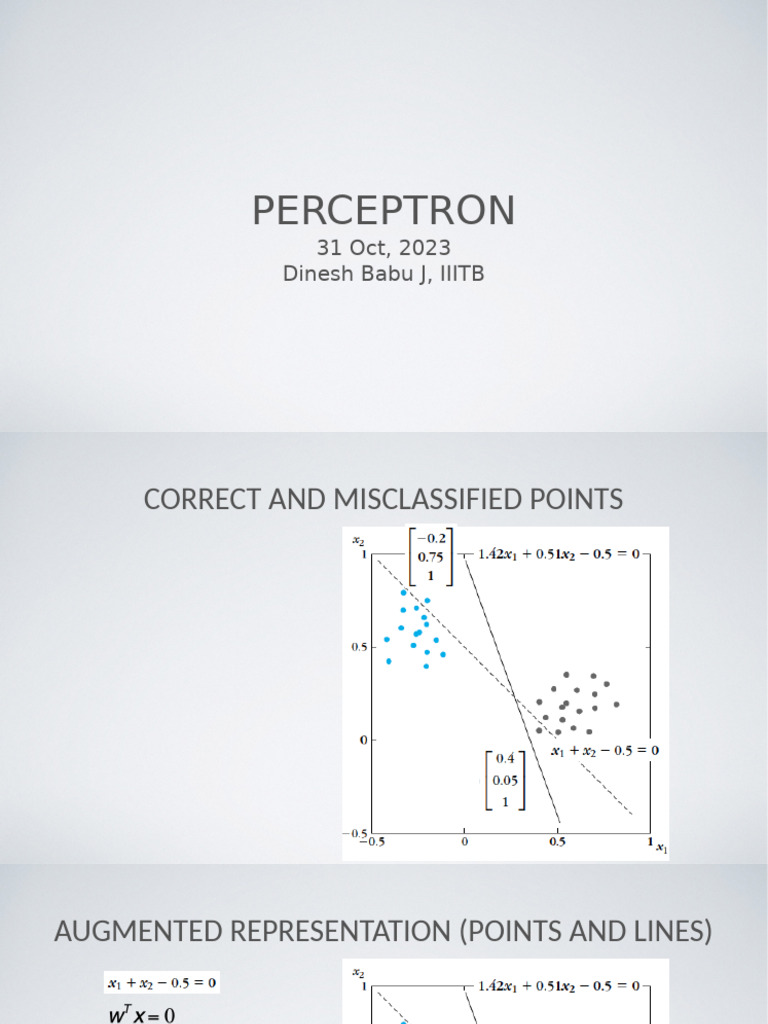 Lecture 5-Perceptron_SVM1_ConstrainedOptimization | PDF