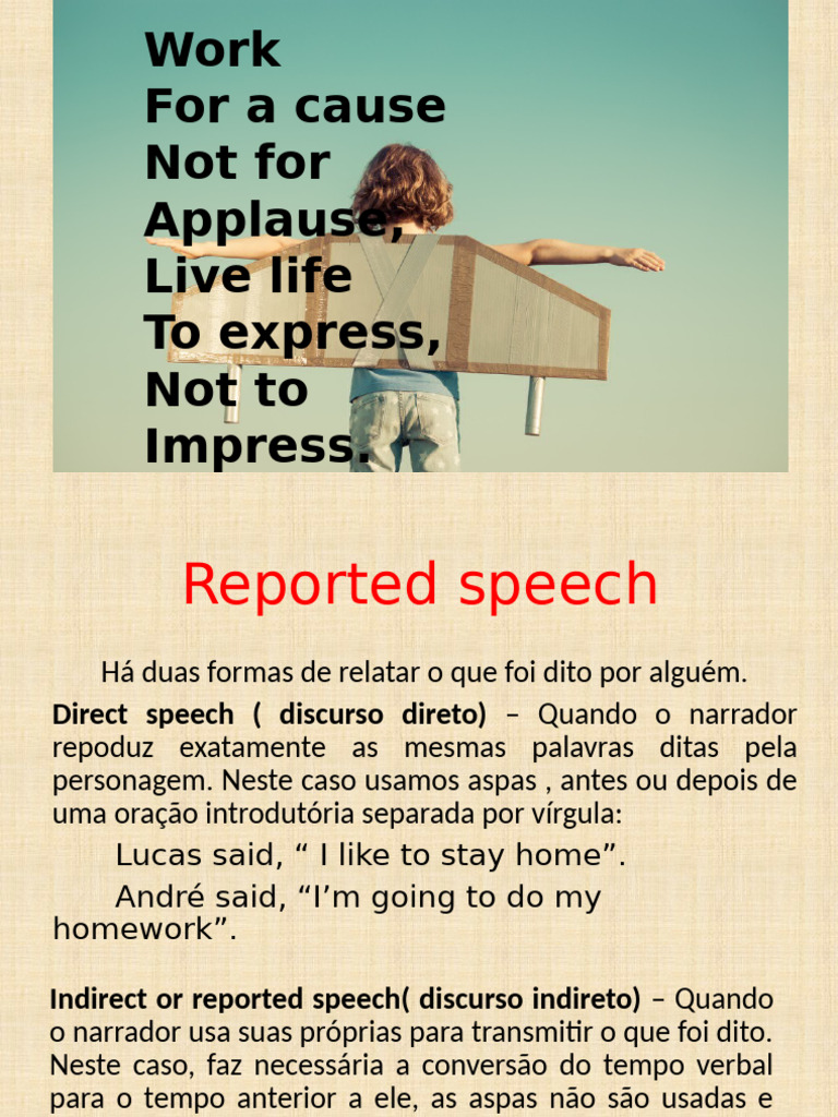 Indirect Speech 2 Série | PDF | Syntax | Grammar