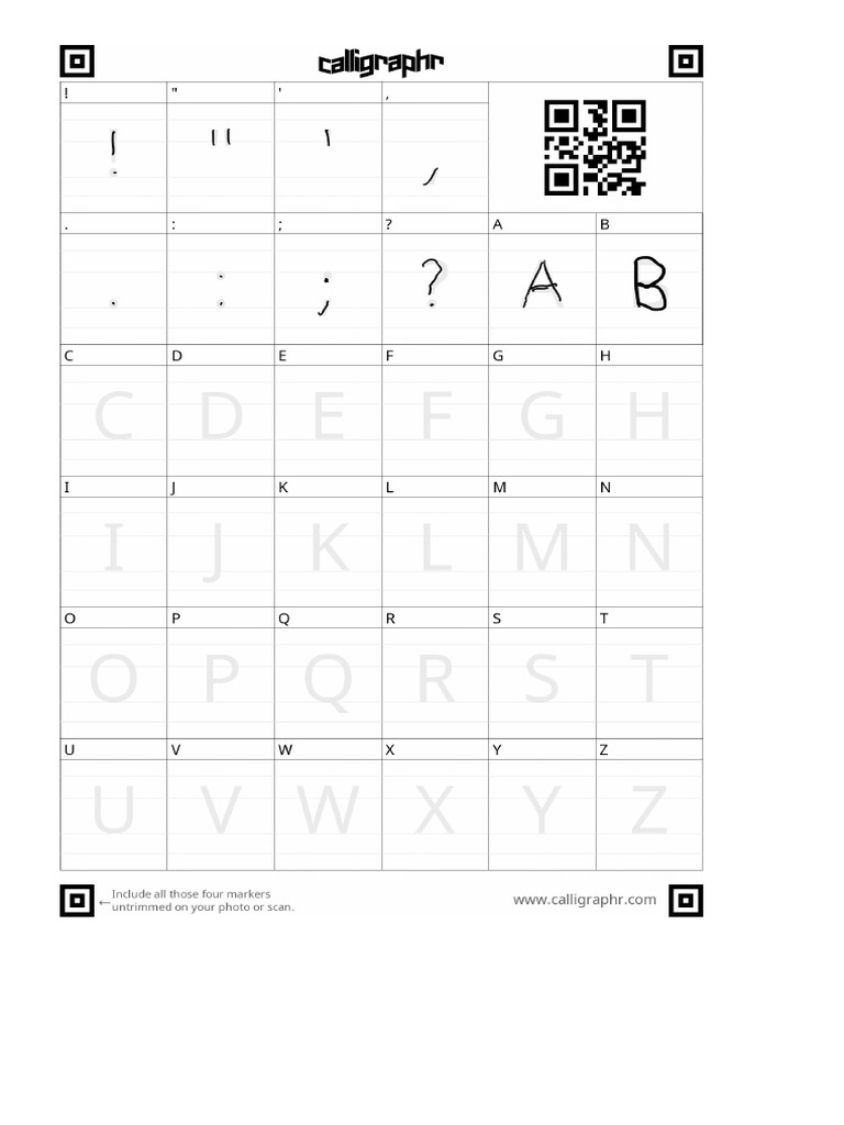 Calligraphr-Template | PDF