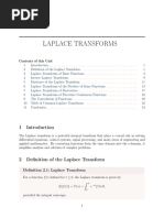 Laplace Transformation Practice Problems | PDF | Laplace Transform | Convolution