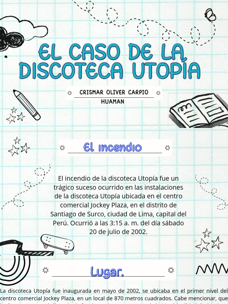 Incendio en Discoteca Utopía: Tragedia 2002 | PDF