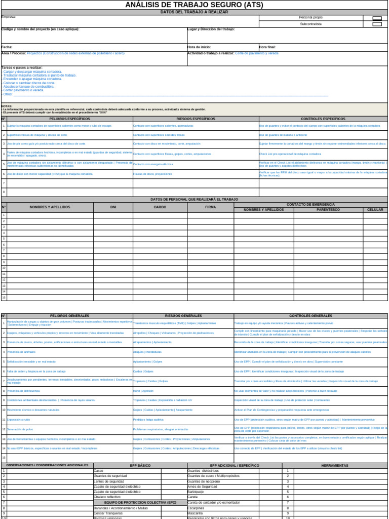 Plantilla de ATS | PDF