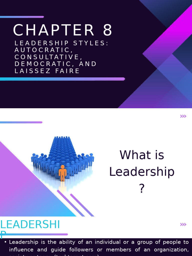 Leadership Styles Explained: Autocratic to Laissez-Faire | PDF